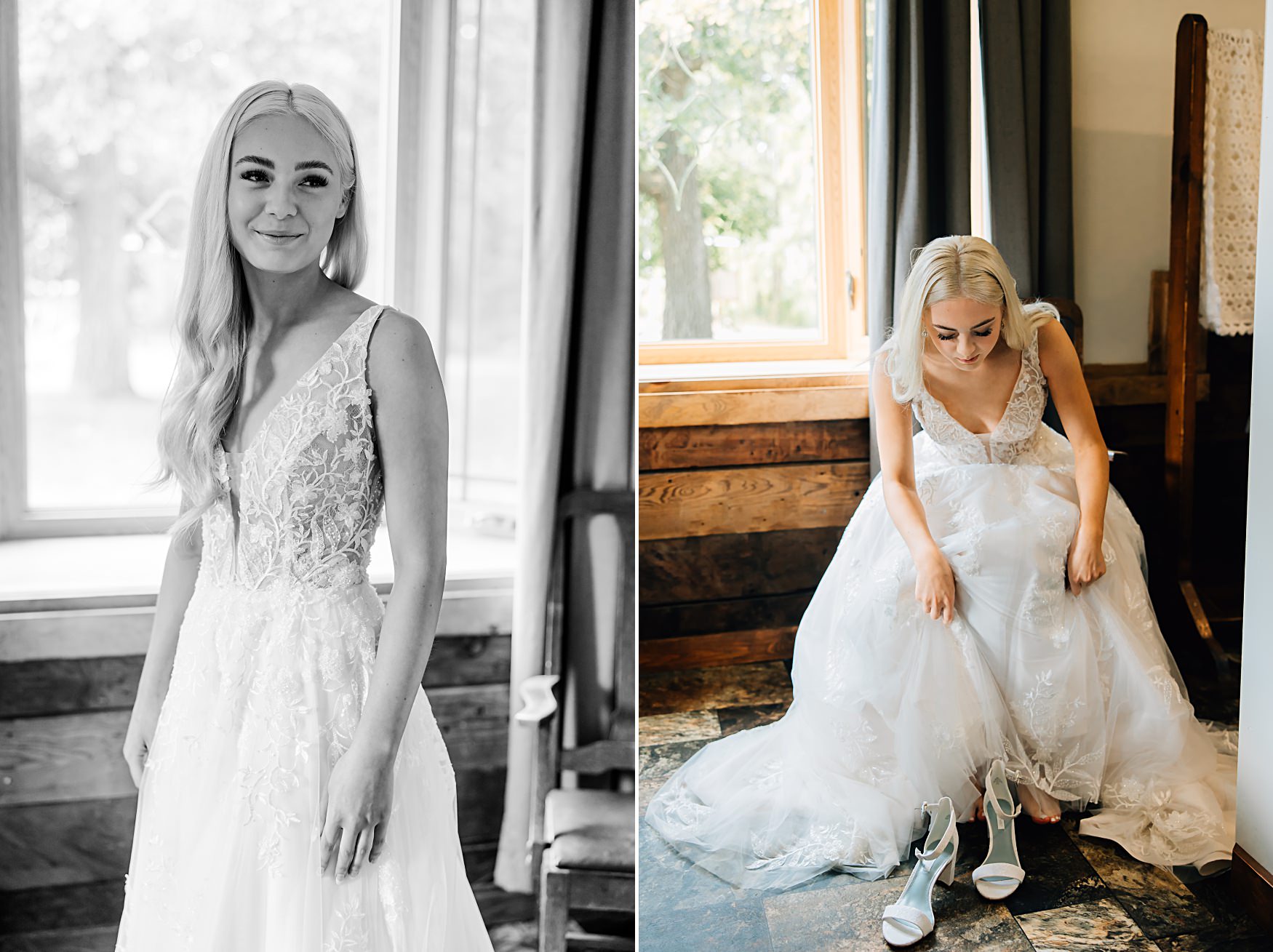 Fall, Hitching Post Wedding | Annie & Jared - amberlangerud.com