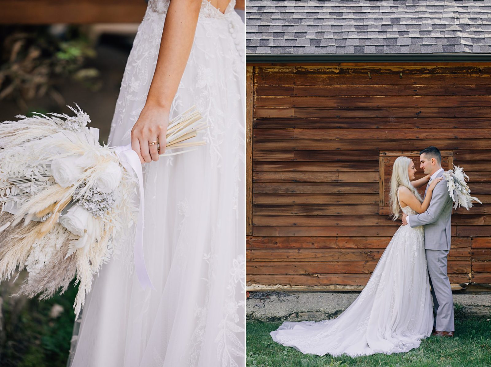 Fall, Hitching Post Wedding | Annie & Jared - amberlangerud.com